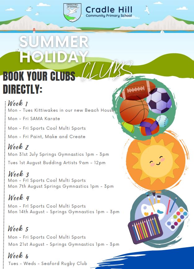 Cradle Hill Community Primary School - Clubs